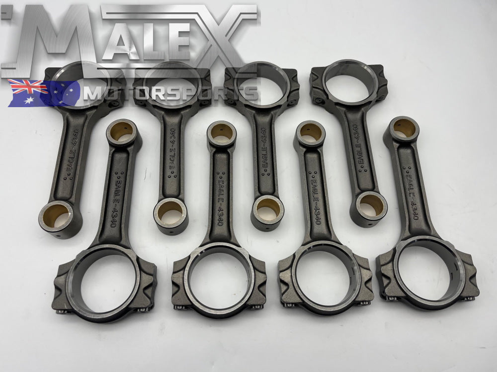Eagle I Beam Connecting Rods 6.125" Con Rod with ARP Bolts LS1 LS2 LS3 ...