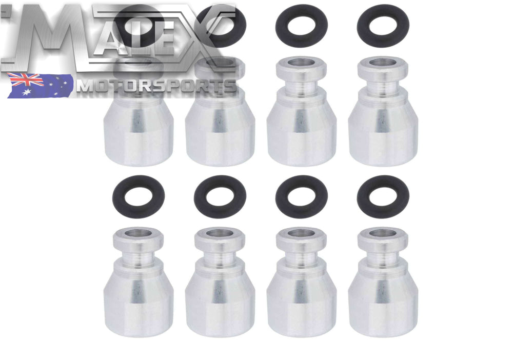 Fuel Injector Spacer Set of 8 LS2 Intake Manifold to LS3 Injector Adap ...