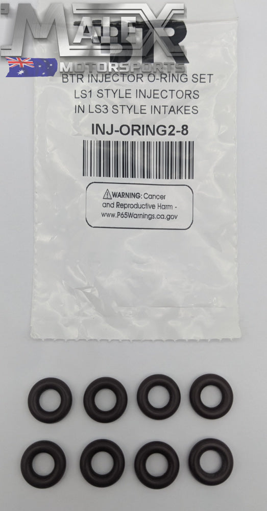 Injector Oring Set BTR LS1 Style Injectors in LS3 Style Intakes – Malex ...