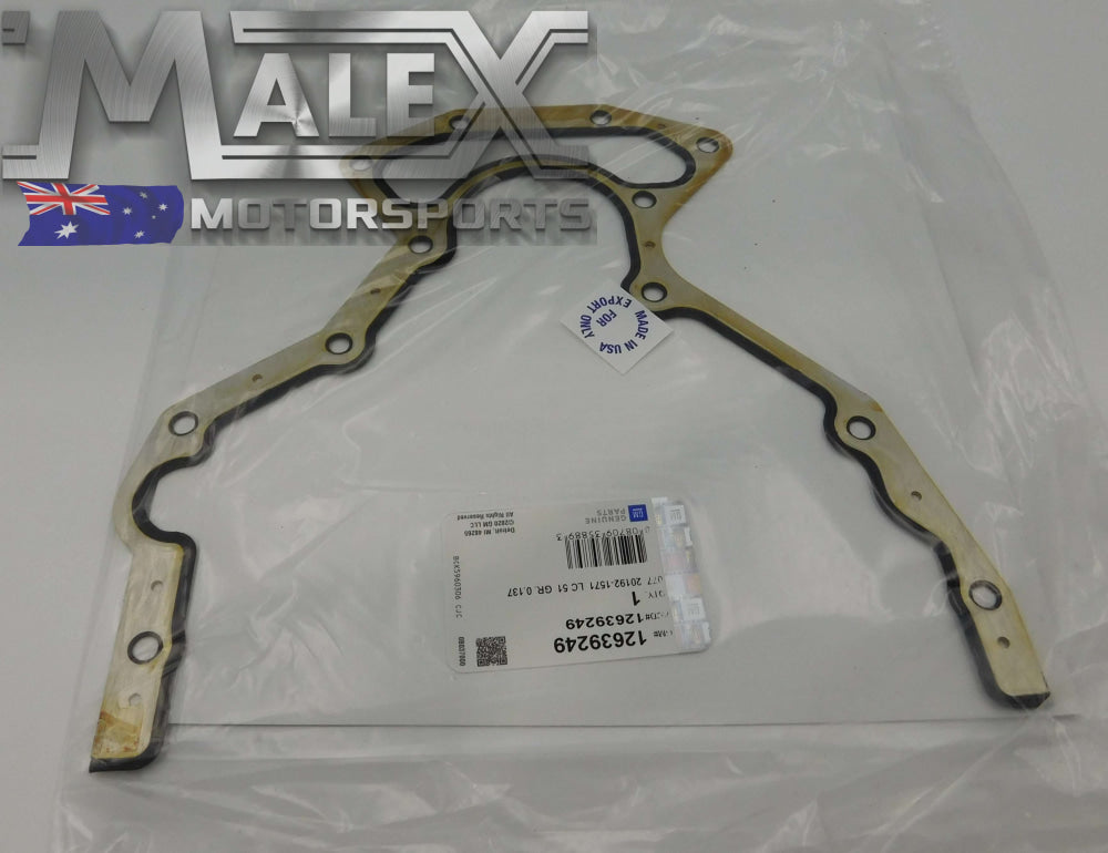 LS Rear Main Seal Cover Gasket Genuine GM LS1 LS2 LS3 Commodore SS HSV ...