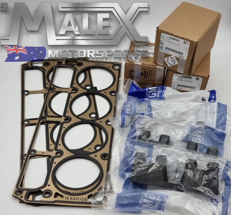 LS1 Genuine GM Gasket Kit Cylinder Head Gaskets Lifters, Early Long He ...