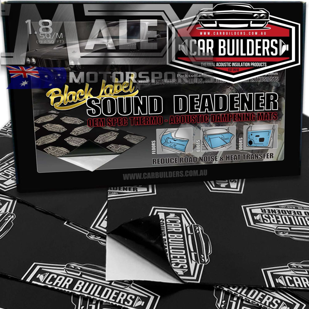Sound Deadener/ Sound Deadening Material - Stage 1 Black 1.8 sq/m 1 Bo ...