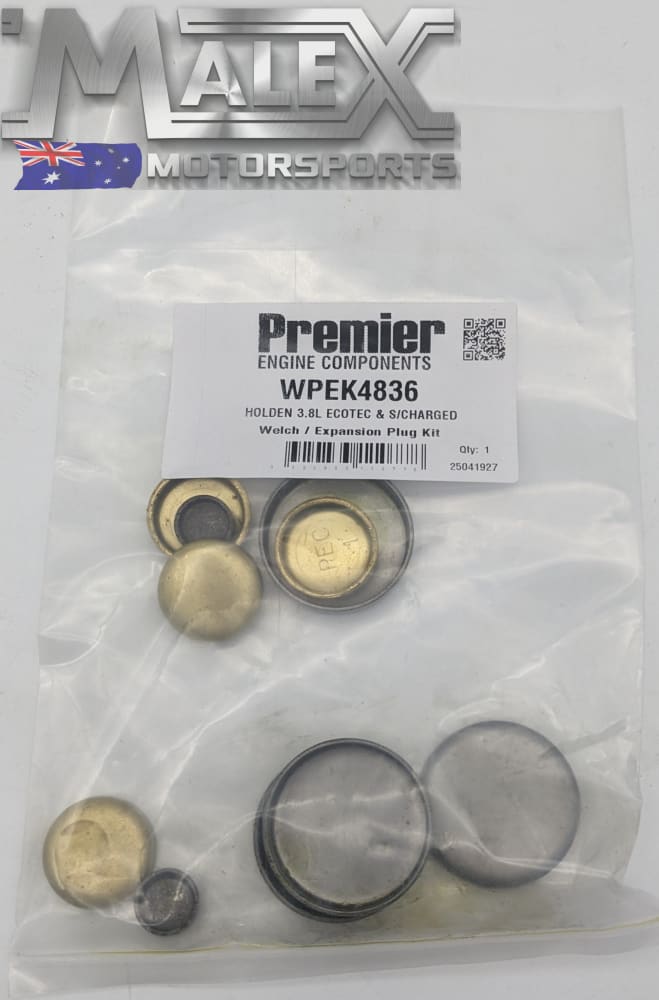 Welch plug kit 3.8 L67, LN3 Ecotec V6 S/charged – Malex Motorsports ...